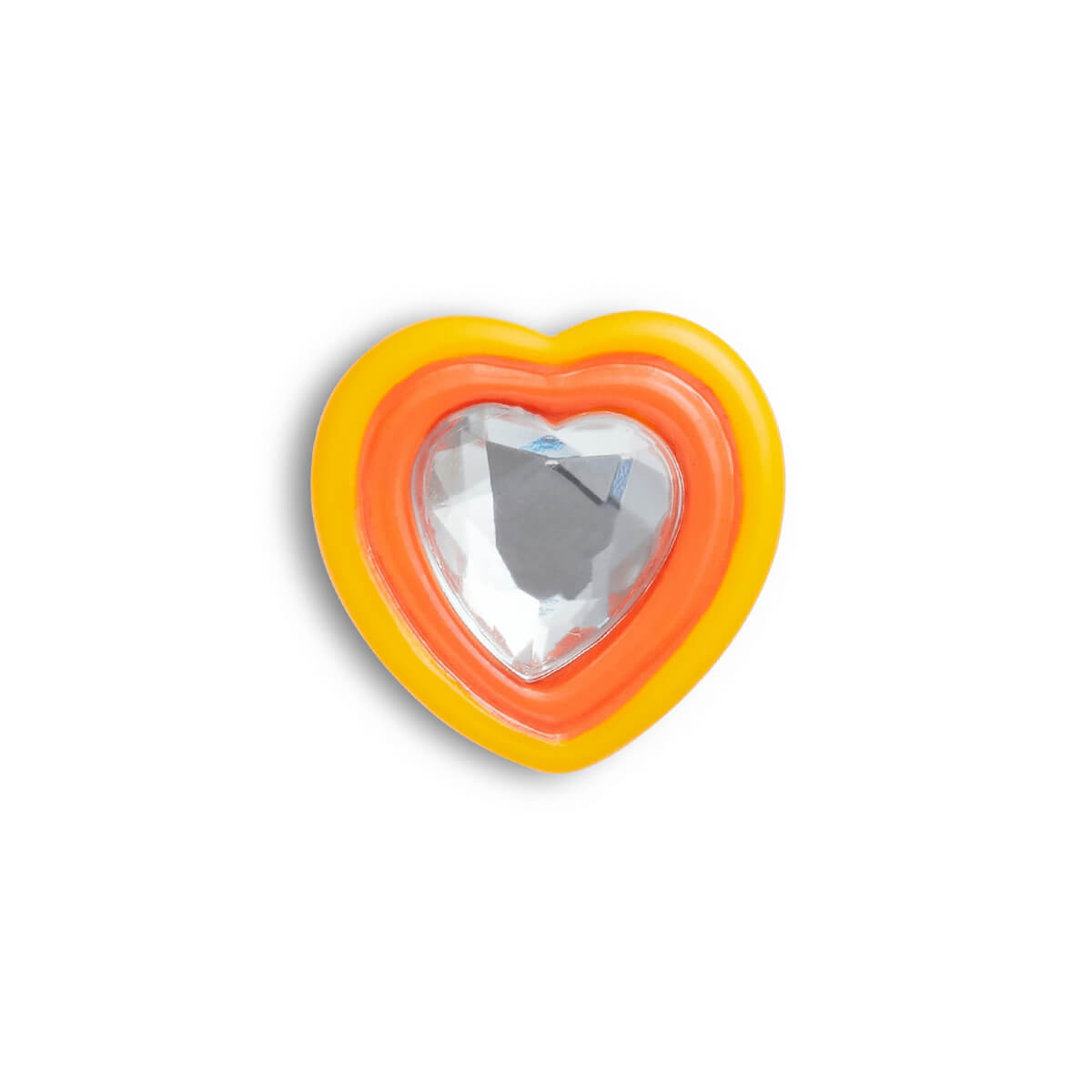 Pins Crocs | Pin Crocs Yellow Orange Heart - Septimo Store