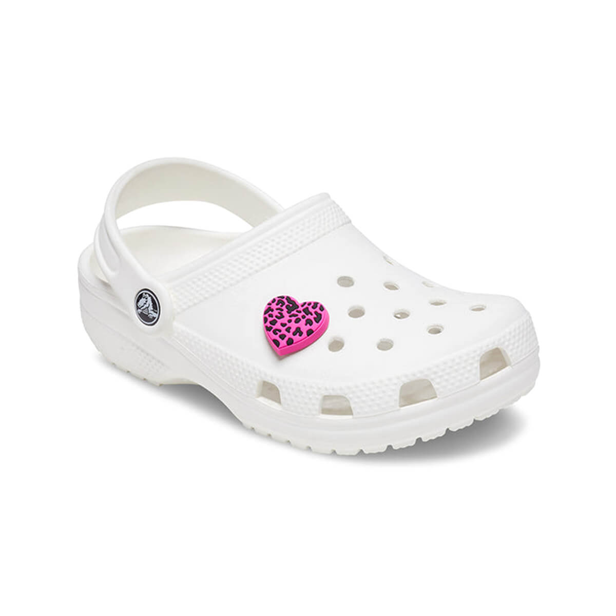 Pins Crocs | Pin Crocs Purple Cheetah Heart - Septimo Store